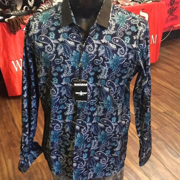 Barabas | Shirts | Nwt Barabas Long Sleeve Velvet Dress Shirts | Poshmark